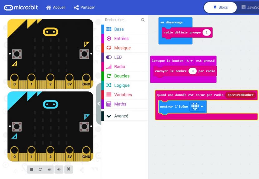 micro:bit – Groupe numérique de l'IRES de Toulouse